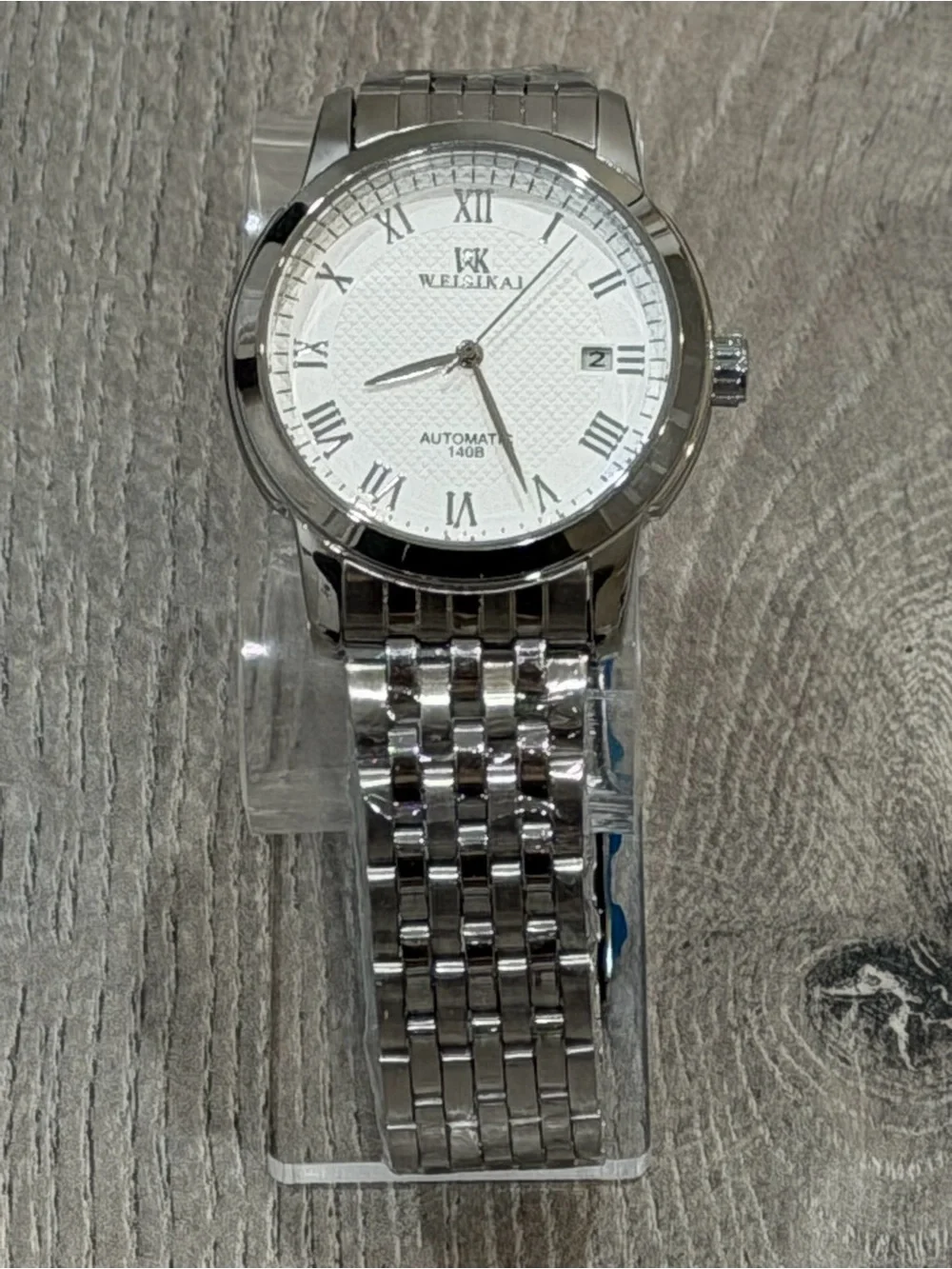 Accessories | Weiskai Automatic Mechanical Mens Watch Silver Roman ...
